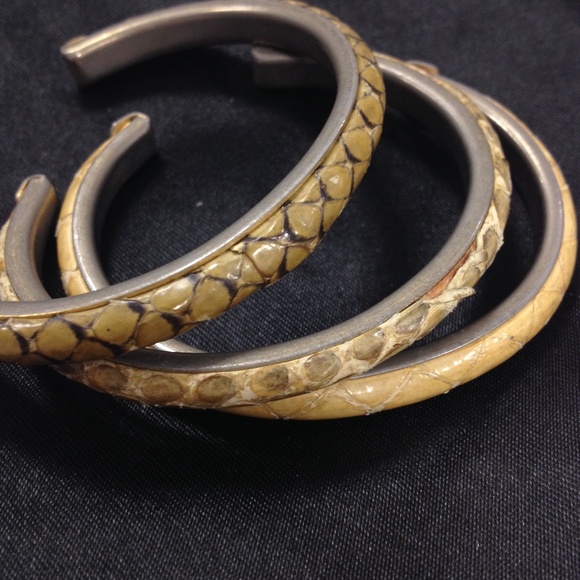 Jewelry | Snakeskin Bangle Set | Poshmark